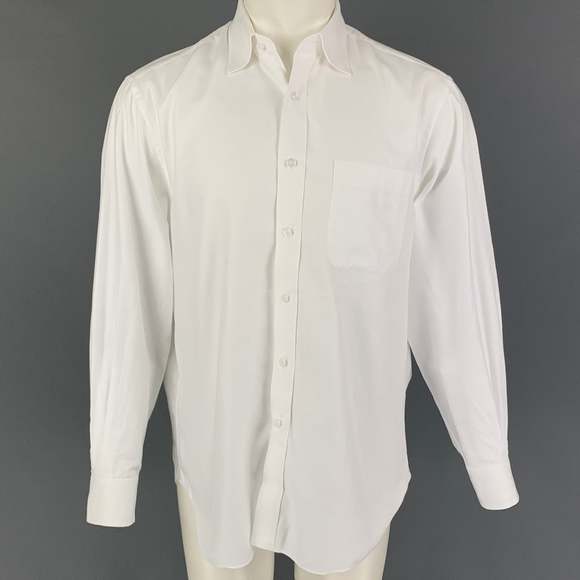 CUSTOM MADE | Shirts | Custom Made White Long Sleeve Shirt | Poshmark